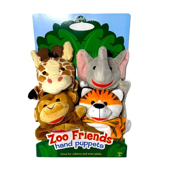 Melissa and Doug | Toys | Melissa And Doug Zoo Friends Hand Puppets New ...
